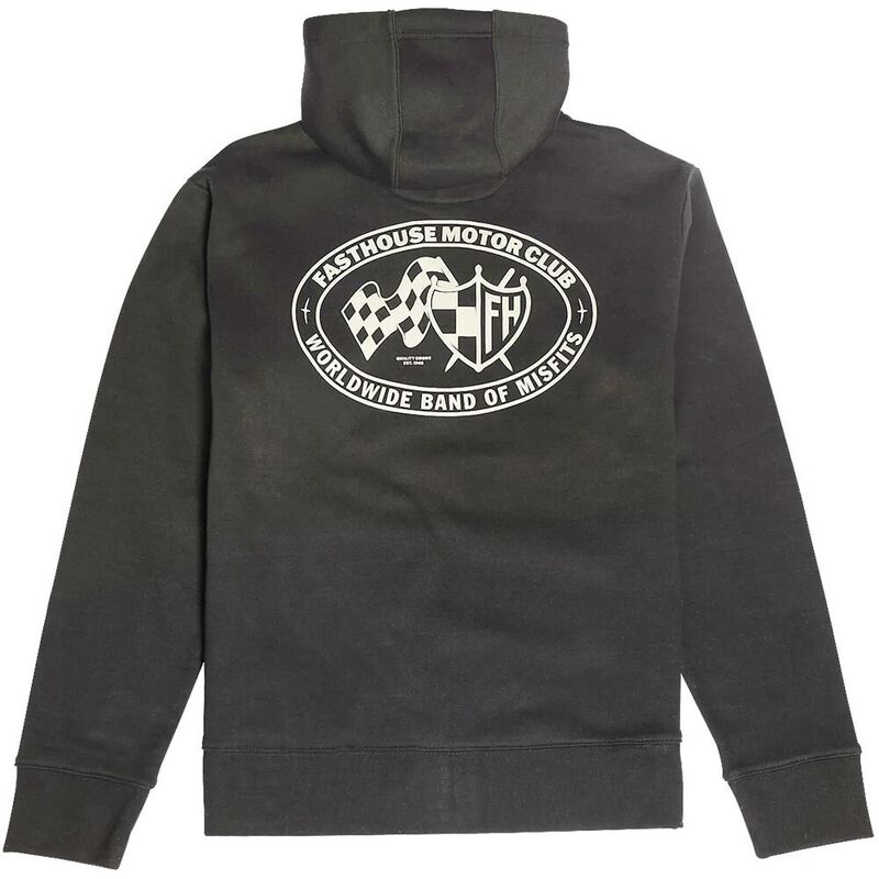 Fasthouse Mod Black Zip Up Hoodie on Sale | Moto Outlet
