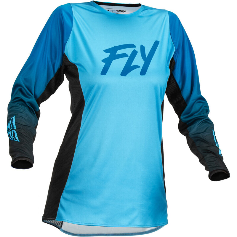 Fly Racing Lite Blue Black Womens Gear Set