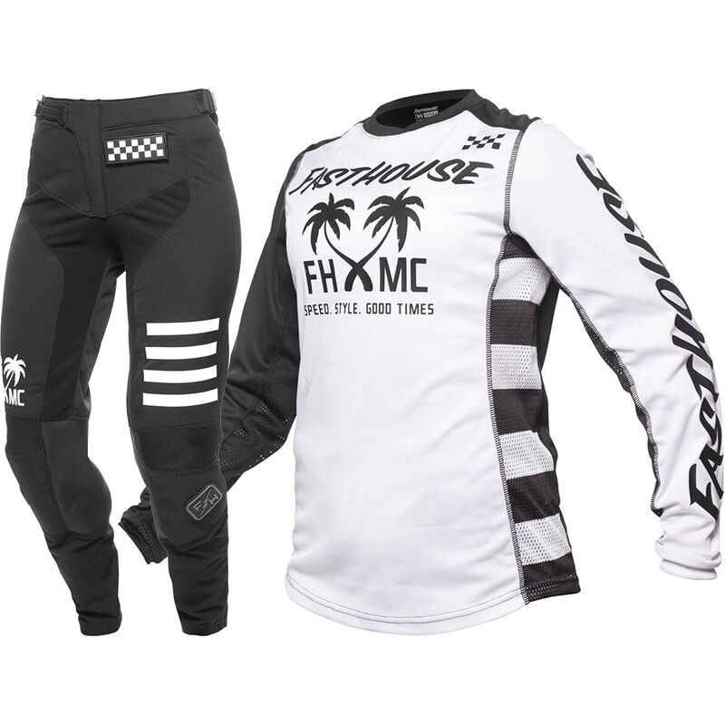 Fasthouse Grindhouse Paradise White/Black Womens Gear Set on Sale ...