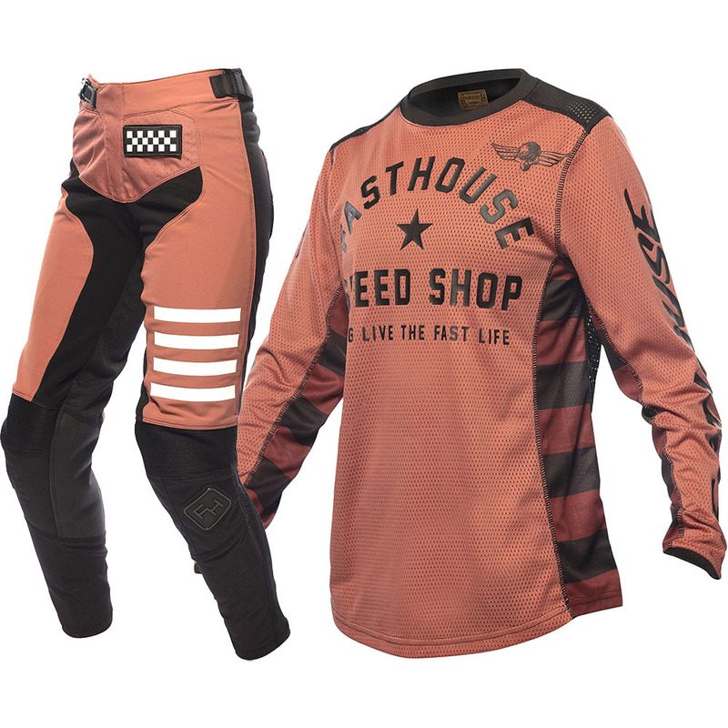 Fasthouse Originals Air-Cooled Mauve Kids Gear Set on Sale | Moto Outlet