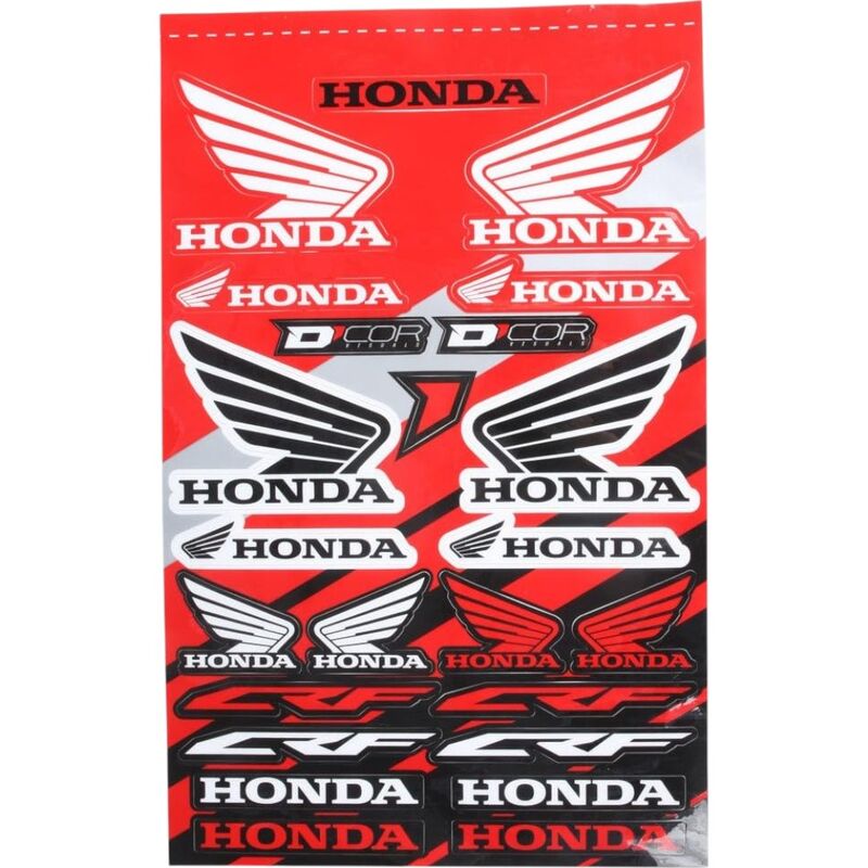 D'COR Honda Cor 2 Logos Decal Sheet