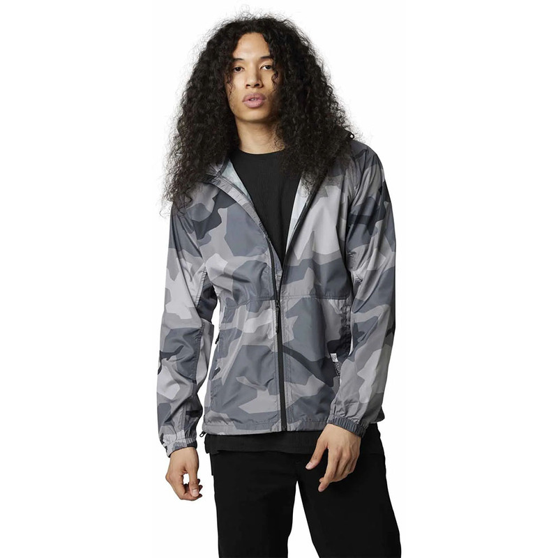 Fox Geology Black Camo Windbreaker Jacket